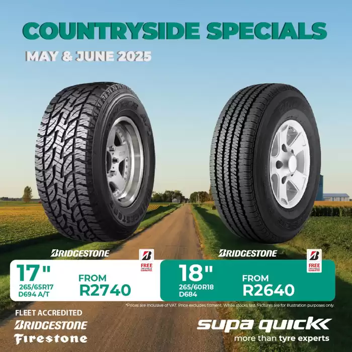 Supa Quick: Tyre Specials and Prices 05.05.2025/30.05.2025 | Catalogium ...