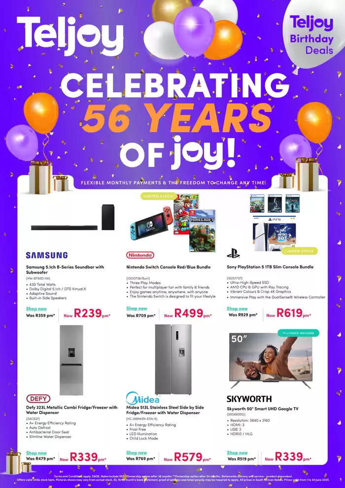 Teljoy: Teljoy - Celebrating 56 years of JOY! 05.06.2025/30.06.2025 ...
