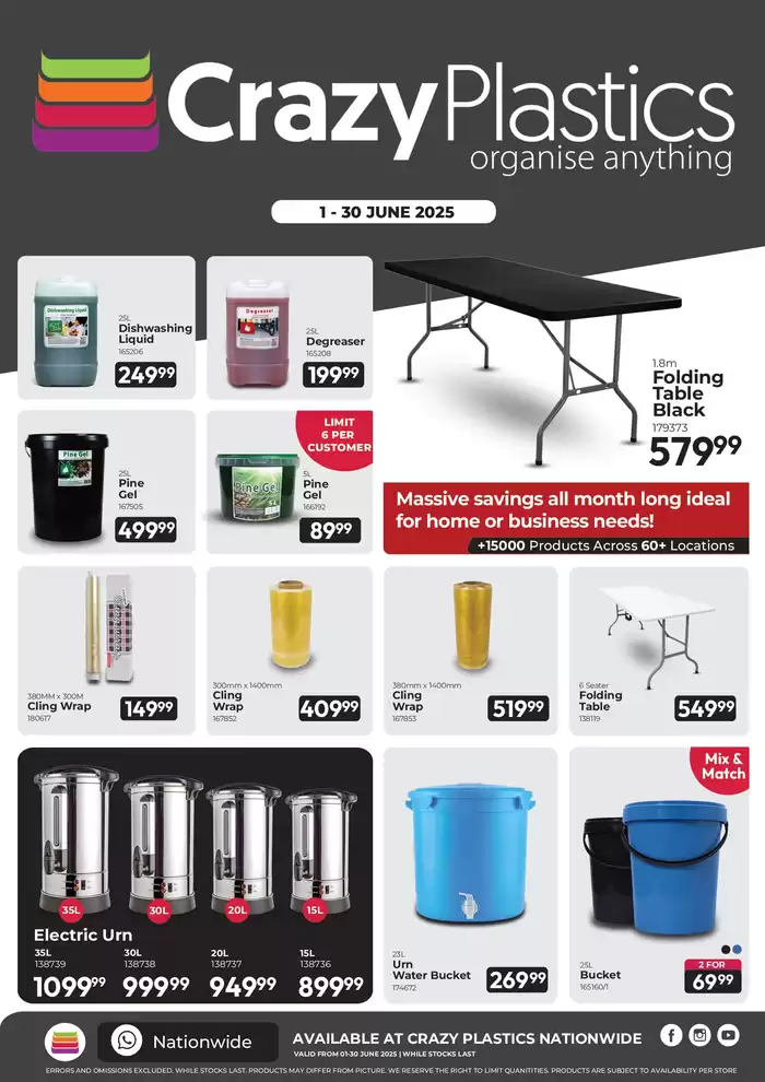 Crazy Plastics South Africa — Product catalog, promotions and discounts ...