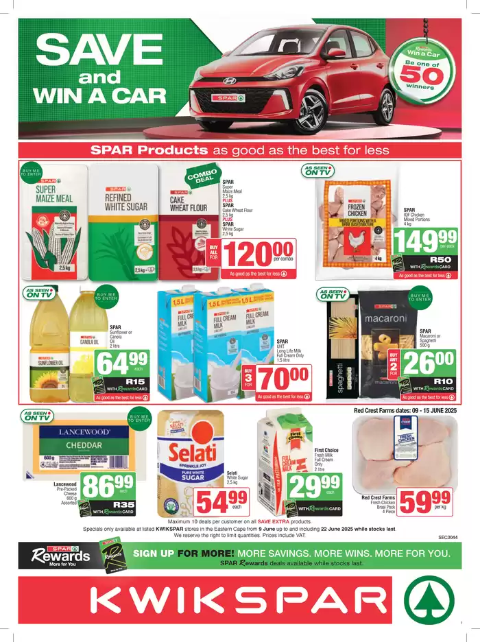 KwikSpar: Specials KwikSpar 09.06.2025/22.06.2025 | Catalogium South Africa