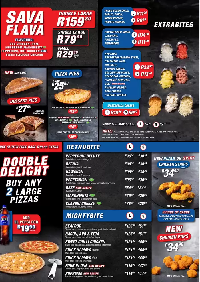 Roman's Pizza: Menu 10.06.2025/10.07.2025 | Catalogium South Africa