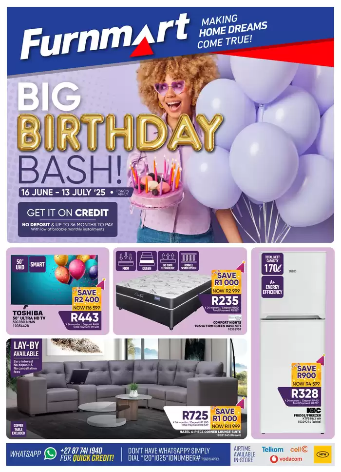 Furnmart: Furnmart Specials 16.06.2025/13.07.2025 | Catalogium South Africa