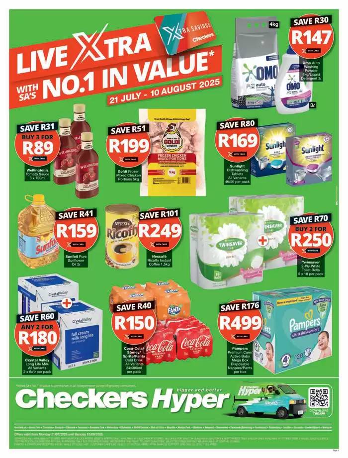 Checkers Hyper: Checkers Hyper July Month-End Promotion Gauteng 21 July ...
