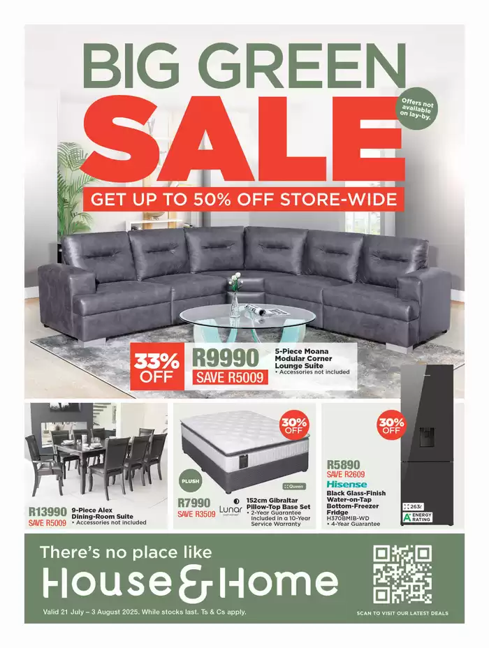 HomeChoice: Homechoice Sale 28.07.2025/25.08.2025 | Catalogium South Africa