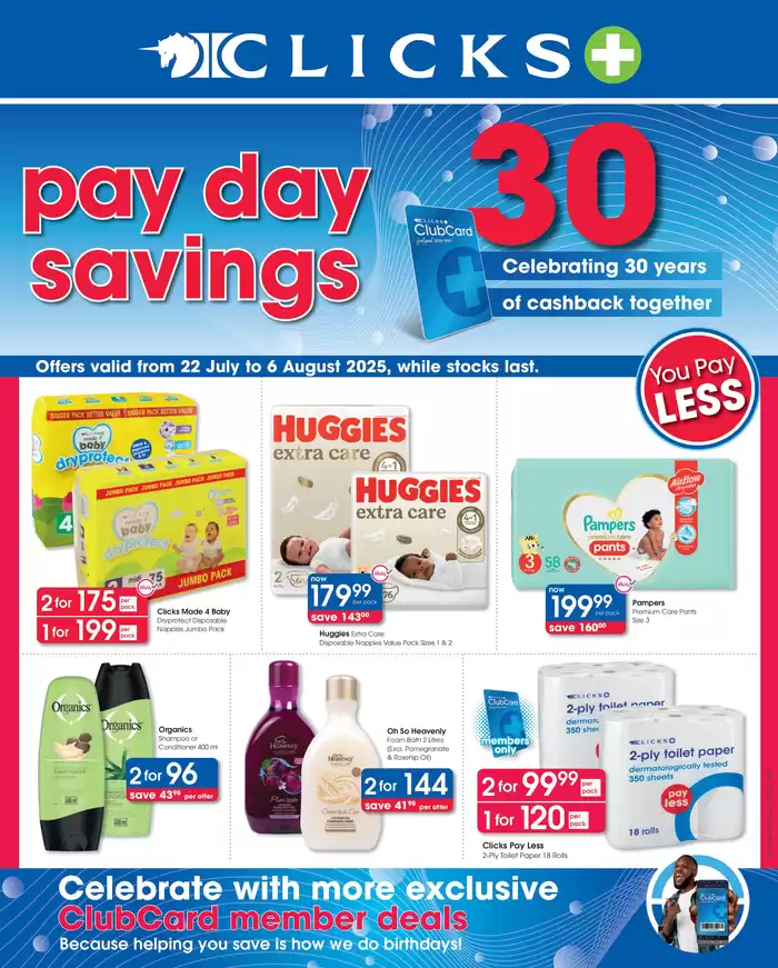 Clicks South Africa — Product catalog, promotions and discounts ...