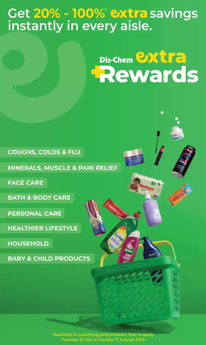 Dis-Chem: Dis-chem extraRewards2025 15.07.2025/17.08.2025 | Catalogium ...
