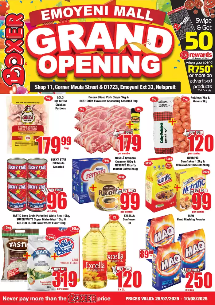 GWM: Boxer Superstores Emoyeni Grand Opening. 25.07.2025/10.08.2025 ...