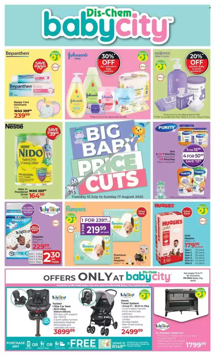 Bed King: Dis-chem baby city 25.07.2025/17.08.2025 | Catalogium South ...